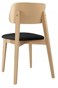 Čalouněná jídelní židle KT63/C, Potah: Magic Velvet 2250, Barva dřeva: buk