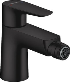 Hansgrohe Talis E, páková bidetová baterie s odtokovou soupravou s táhlem, matná černá, HAN-71720670