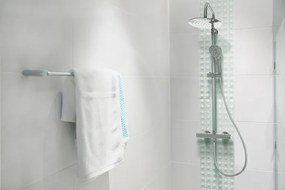 Invena Musta, termostatická sprchová baterie se sprchovým sloupem, chrom lesklý, INV-AU-84-001-X
