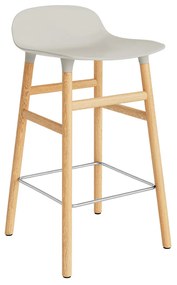 Normann Copenhagen designové barové židle Form Barstool Wood (65 cm)