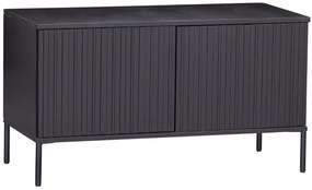 OnaDnes -20% Hoorns Černý borovicový TV stolek Gravia 100 x 44 cm