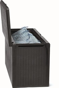 Zahradní box RATANO 114 cm - 290 L antracit