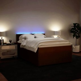Box spring postel s matrací růžová 140x200 cm samet 3290057