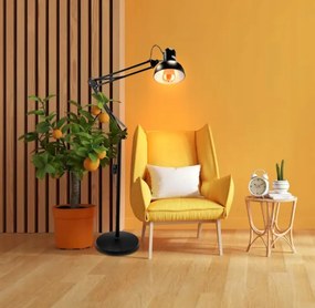 BERGE LED stojací lampa E27 185cm - BERLIN