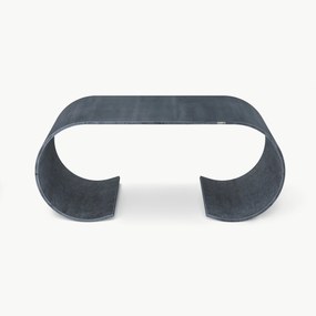Betonový konferenční stolek | Curve - šedá tmavá