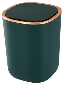 Gamma Gamma, automatický odpadkový koš 12L, zelená-zlatá, GMA-KS-Z