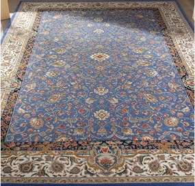 BE Koberec Sultan 1200 Ocean Blue - modrý obdélníkový Rozměr: 150x225 cm