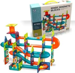 SPARKYS Magnetická kuličková dráha / 96 dílků / kov, plast