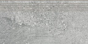 Rako Dlažba RAKO Stones DCPSE667 schodovka šedá 30x60 - 131823