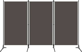 vidaXL 3dílný paraván 260 x 180 cm [320734] Barva: antracitová
