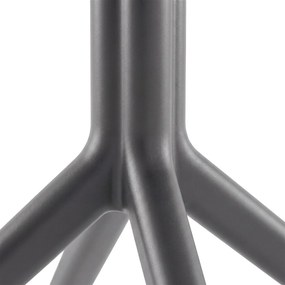 Stůl Sky kulatý 105 cm – tmavě šedá