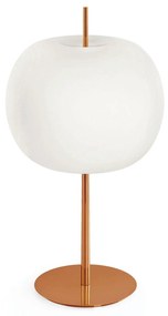 Kundalini Kushi XL stolní lampa, měď/bílá