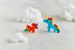 PLUS-PLUS Stavebnice Jednorožci Rainbow / 100 dílků / Tuba