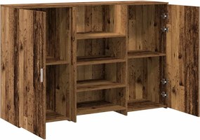 Recepční stůl starého dřeva 155x50x103,5 cm kompozitní dřevo 3324203