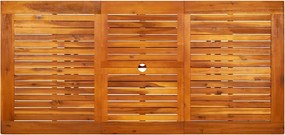 Zahradní jídelní stůl (120–170) x 80 x 75 cm masivní akácie 316568