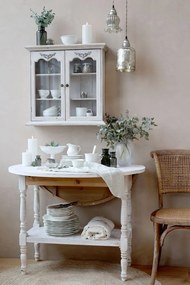 Porcelánová mísa na noze Provence lace - Ø 22*15 cm / 900ml