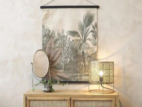 Nástěnná vintage mapa s palmou Palm Trees  - 76*97 cm