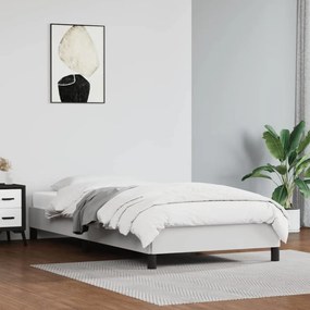 vidaXL Rám postele 80 x 200 cm umělá kůže [346870] Barva: Bílá