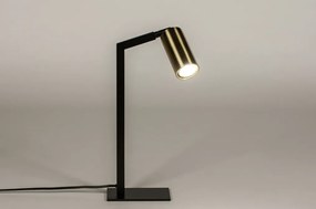 Stolní minimalistická lampa Benett Black and Gold