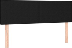 Box spring postel s matrací černá 140 x 190 cm textil 3139891