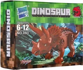 TEDDIES Stavebnice dinosaurus / Plast / Mix druhů / 13x10 cm / od 6 le