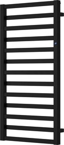 Hopa Poppy koupelnový radiátor 600 x 1630 mm spodní připojení barva černá RADPPY601631