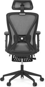 Kancelářská židle KA-S257 GREY, synchronní mechanismus, šedá síťovina (62 x 72) cm