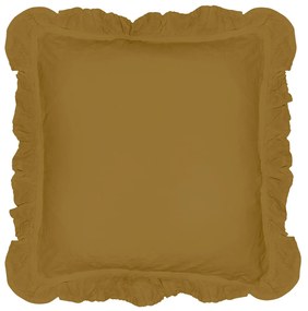 DEKORAČNÍ POVLAK NA POLŠTÁŘ STONEWASHED SADA 2 KS 40X40 CM OLIVOVÁ