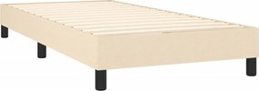 vidaXL Box spring postel s matrací 90x190 cm textil [3129998] Barva: Modrá