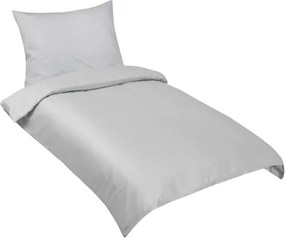 Bellatex Povlečení bavlněné satén LUX 140x200, 70x90 cm Šedá