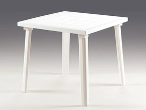 Plastový stůl WEEKEND bílá
