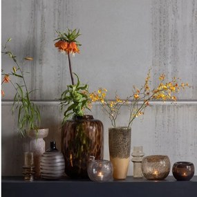 Hoorns Zlatá skleněná váza Dipa 15 cm