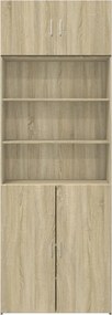 Úzká úložná dub sonoma 80x42,5x225 cm kompozitní dřevo 3281345