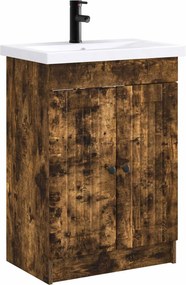 Sada koupelnového nábytku Kouřový dub 56 x 37,5 x 81 cm 3404189