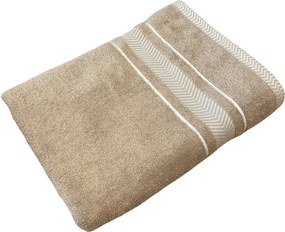 Froté ručník deluxe Monako hnědý 30 x 50cm TiaHome