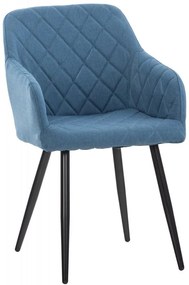 Bhm germany Jídelní židle Shila, textil, modrá
