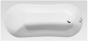 Aqualine - Vana JIZERA, 150x70x39 cm, bílá G1570