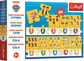 Trefl puzzle vzdělávací - čísla tlapková patrola