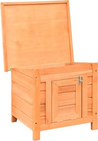 Domeček pro kočky 50 x 46 x 43,5 cm masivní borovice a jedle 170640