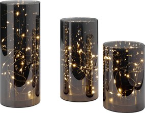 Livarno® Dekorativní LED koule / válec, 3 kusy