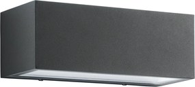 FAN LED-W-TWIN-XL ANT Venkovní nástěnné svítidlo LED TWIN antracit hliník 35W 4440lm 4000K IP54 10,8x30x12 cm - FANEUROPE
