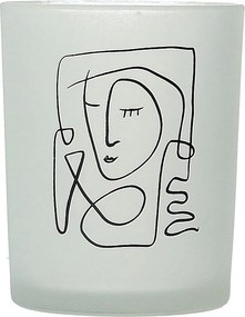 Svícen Face II výška 13cm