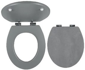 Novaservis Prestige - WC sedátko, MDF, Softclose, betonově šedá WC/SOFTSTONE2