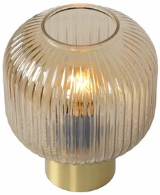 Lucide 45586/20/62 - Stolní lampa MALOTO 1xE27/40W/230V béžová/zlatá