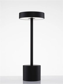 NV 9002864 Venkovní stolní lampa FUMO černý hliník a akryl LED 2W 3000K 3000K 220-240V 163st. IP54 vypínač na těle / USB kabel - NOVA LUCE