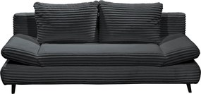 XXXLutz ROZKLÁDACÍ POHOVKA, textil, černá MID.YOU - Rozkládací pohovky - 002220051509