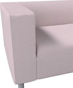 Potah na pohovku Kilppan 4-místná barva růžová látka pletený vzor