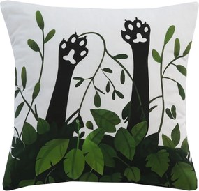 XPOSE® Set povlaků na polštář KOČKY A KYTKY (digitální tisk) 43x43 cm - set 4ks