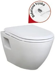 Creavit TP325, závěsné WC s integrovaným bidetem, TP325