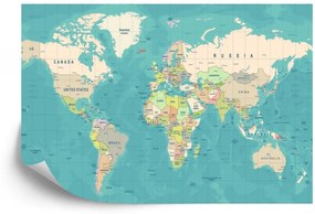 Fototapeta Mapa Světa Hladký vinyl 416x254